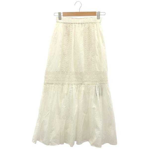 IENA (イエナ)ホワイト36【実寸サイズ】ウエスト：28.5cm総丈：86.5cm【素材】【商品説明】【コンディション】ランク：中古Bコンディション詳細：※商品コード：IT371SD0E8Q3CIRCULABLE SUPPLYは、「循環...