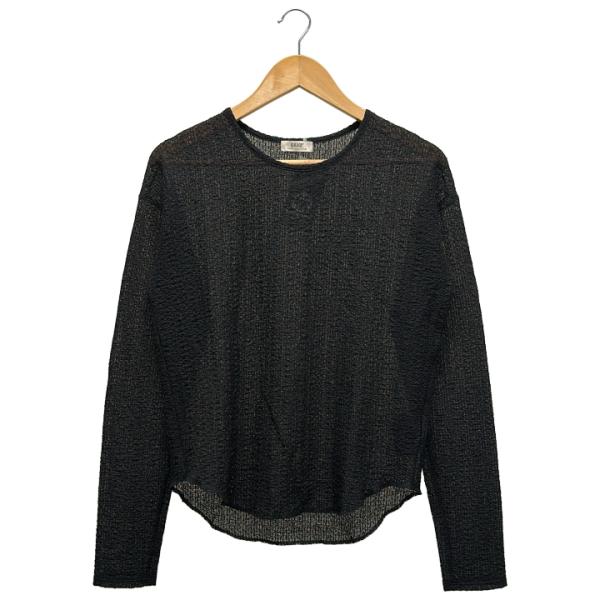 JOURNAL STANDARD L’essage (ジャーナルスタンダードレサージュ)ブラック【実寸サイズ】着丈：59cm身幅：50cm肩幅：52cm袖丈：57cm【素材】【商品説明】【コンディション】ランク：中古Aコンディション詳細：※...