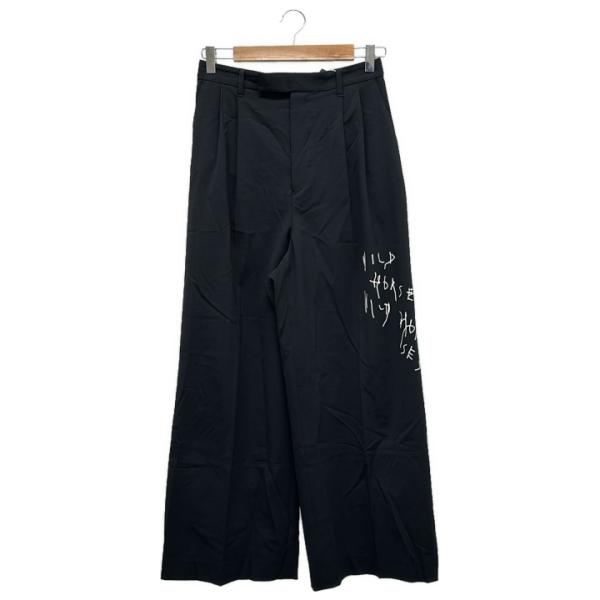 FRAMeWORK (フレームワーク)ブラック40【実寸サイズ】ウエスト：35cm股上：34.5cm股下：68cmもも幅：33cm裾幅：30.5cm【素材】【商品説明】【コンディション】ランク：中古Aコンディション詳細：※商品コード：IT5...