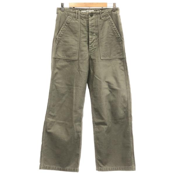 FRAMeWORK (フレームワーク)カーキ36【実寸サイズ】ウエスト：78cm股上：32cm股下：65.5cmもも幅：60cm裾幅：24.5cm【素材】【商品説明】【コンディション】ランク：中古Aコンディション詳細：※商品コード：IT9R...