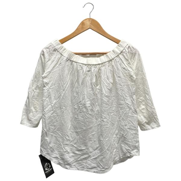 LULU ON THE BRIDGE (ルルオンザブリッジ)ホワイトFREE【実寸サイズ】着丈：56cm身幅：42cm肩幅：cm袖丈：cm【素材】【商品説明】【コンディション】ランク：中古Bコンディション詳細：※商品コード：ITF7NZ3N...