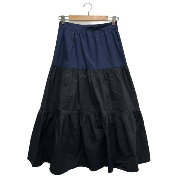 IENAネイビー×ブラック38【実寸サイズ】ウエスト：70cm総丈：90cm【素材】【商品説明】【コンディション】ランク：中古Aコンディション詳細：※商品コード：ITSF9XL7OVYYCIRCULABLE SUPPLYは、「循環（CIRC...