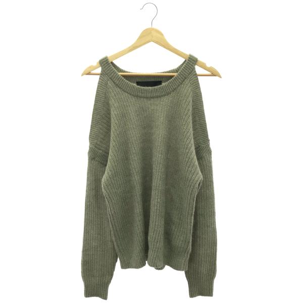 CHARLOTTE ESKILDSEN (シャーロットエスキルドセン)グリーンFREE【実寸サイズ】着丈：59.5cm身幅：51cm肩幅：56cm袖丈：54cm【素材】【商品説明】【コンディション】ランク：中古Bコンディション詳細：※商品コ...