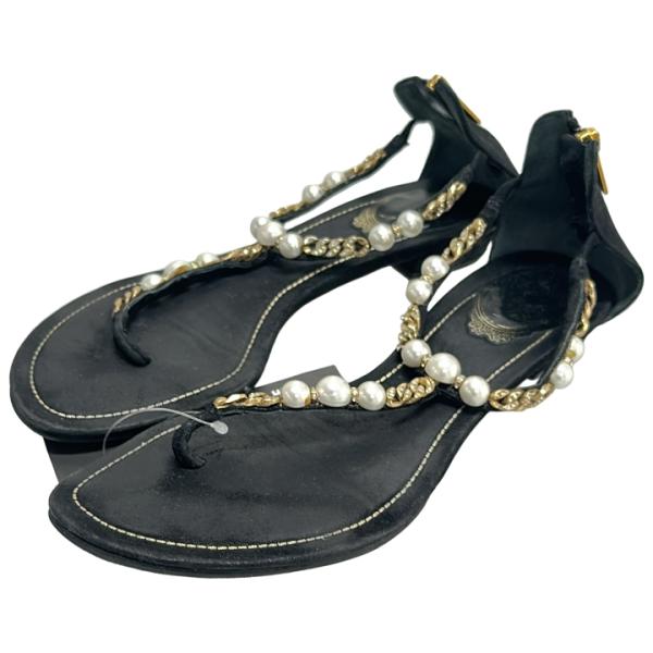 Rene Caovilla (レネカオヴィラ)ブラック35 1/2【実寸サイズ】ソール裏(全長)：23.5cmソール裏(幅)：cm【素材】【商品説明】【コンディション】ランク：中古Cコンディション詳細：※商品コード：ITXYKSZN4FZ6...