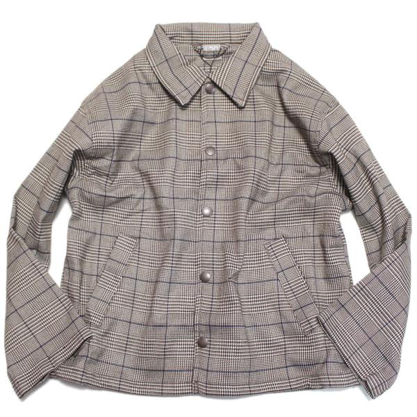 DILASH ディラッシュ“ディラッシュ”のコーチジャケット千鳥チェックがトラッドな印象。コーチジャケットがカジュアルから大人っぽいデザインに。dil23sp039のパンツと合わせてセットUPコーデもオススメ。生地はチェックストレッチ素材を...