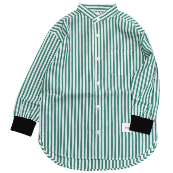 GENERATOR ジェネレーター“ジェネレーター”のバンドカラーシャツジェネレーターの定番アイテム、バンドカラーシャツ。春夏らしい爽やかなブルーも◎生地はカジュアルにも取り扱いやすいブロードを採用。袖口は腕まくりしやすいリブ仕様。リブはブ...