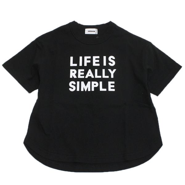 GENERATOR ジェネレーター“ジェネレーター”のLIFE IS SIMPLE Tシャツ雑誌を切り貼りしたようなグラフィティ。バックスタイルが印象的なメッセージTシャツ。適度にゆとりのあるシルエット。裾はコーデの幅が広がるラウンドデザイ...