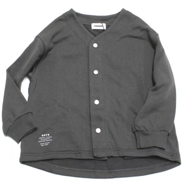 GENERATOR ジェネレーター“ジェネレーター”のノーカラーJKカーディガンのようにさっと羽織れる裏毛ジャケット。秋口にはTシャツの上に、冬場はアウターの下にも◎シンプルで着回しやすいデザイン。両サイドにはスリットポケット付き。フロント...