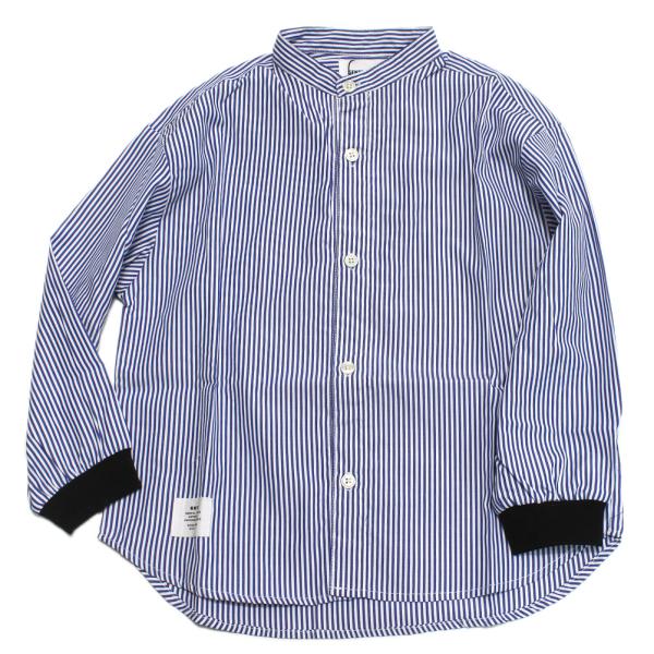 GENERATOR ジェネレーター“ジェネレーター”のストライプシャツさわやかなストライプ柄で、どんなものにも合わせやすいベーシックなカラー展開。すっきりとしたスタンドカラーで、カジュアルにも、きれいめにも着こなせます。袖口はブラックのリブ...
