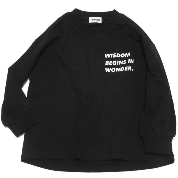 GENERATOR ジェネレーター“ジェネレーター”のWISDOM L/S Tシャツ着回しやすいメッセージプリントをデザインしたロンT。肌触りの良い綿生地で、程よくオーバーサイズシルエットです。1枚でも、インナーでも使えてロングシーズン活躍...