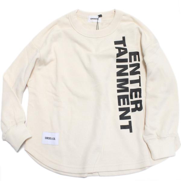 GENERATOR ジェネレーター“ジェネレーター”のENTER TAINMENT トレーナー【LIMITED EDITION】GENERATOR×CIRCUS＆CO.のコラボデザイン。ワイドシルエットにラウンドカットのディティールをプラス...