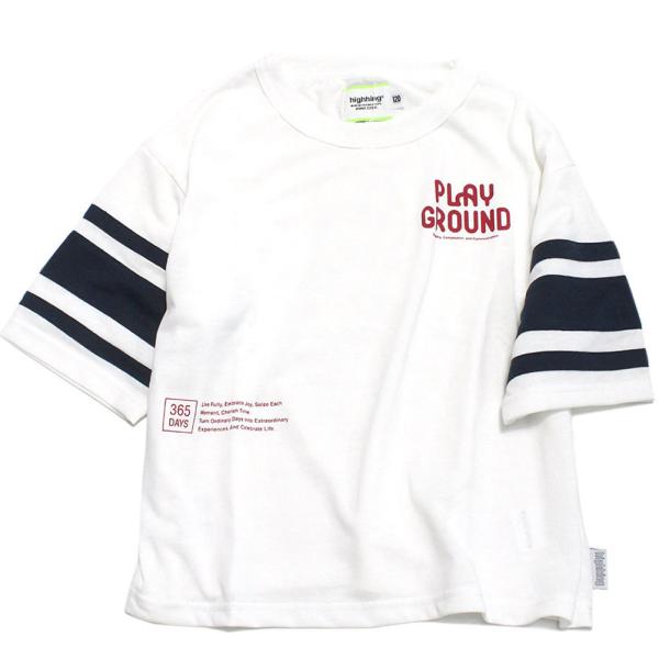 highking ハイキング“ハイキング”のplayground short sleeve【CIRCUS＆Co.LIMITED EDITION】highkingとの完全別注アイテム。袖のラインデザインがスポーティーな印象をプラス◎コラボアイ...