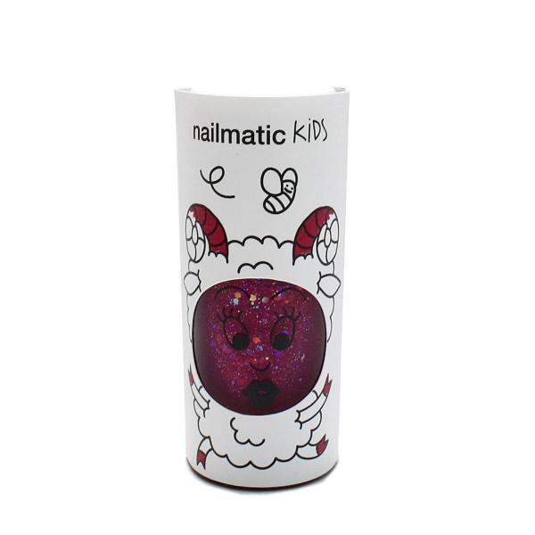 NAILMATIC kids ネイルマティック“ネイルマティック”のキッズ用マニキュア RASPBERRY GLITTERS(容量8ml)nailmatic kidsのネイルカラーは、大人顔負けの豊富なカラーバリエーションながら、お湯とせっ...