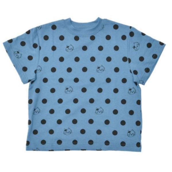 NEEDLE WORKS ニードルワークス“ニードルワークス”の猫柄ワイドTシャツドット柄の中に猫のイラストをレイアウト。ゆったり着れるワイドシルエットの半袖Ｔ。ボディは肌触りのいい綿100％です。子供から大人まで着回しやすい1枚です。関連...