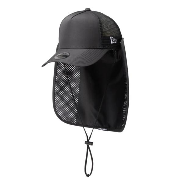 NEW ERA KIDS ニューエラキッズ“ニューエラキッズ”の【OUTDOOR】 YTH　9FORTY AFTR SUNSHADE PRLT CAP首元を守れるサンシェード付き。取り外し可能なサンシェードは風や水が抜けるようにレーザーホー...
