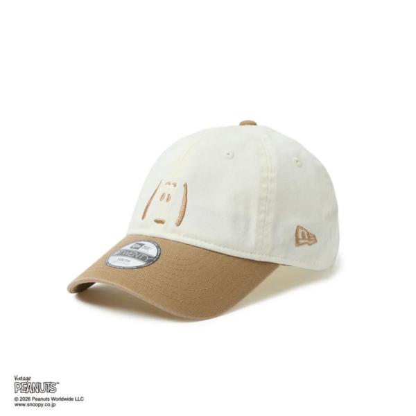 NEW ERA KIDS ニューエラキッズ“ニューエラキッズ”のYOUTH 9TWENTY PEANUTS 2TONE CRM CAP人気キャラクター『PEANUTS』デザインのコレクション。ヴィンテージアートにフィーチャーした新作コレクシ...