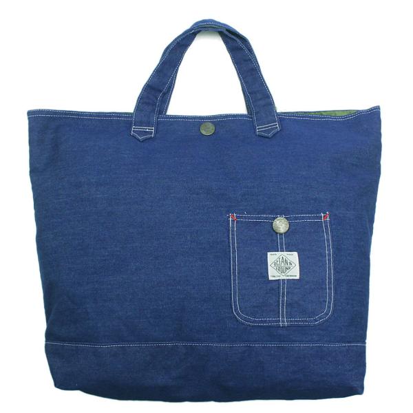 Ocean＆Ground（GOODS） オーシャン＆グラウンドグッズ“オーシャン＆グラウンド”のBLUE BLUE レッスンバッグ。大きめのサイズ感なので、習い事はもちろん、体操服、給食エプロン、上靴となどがまとめて入るのがポイントです。中...