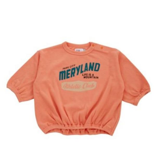 Ocean＆Ground オーシャン＆グラウンド“オーシャン＆グラウンド”のロゴプリントベビーバルーンTシャツ袖口、裾口にゴムを入れ、ゆったりとした丸みのあるフォルムのTシャツ。柔らかい雰囲気のカラーと、ロゴプリントがポイントです。ボディは...