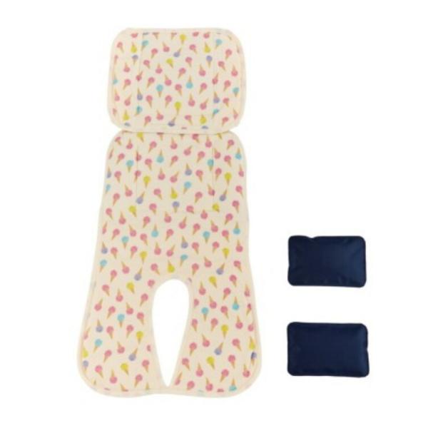 Ocean＆Ground（GOODS） オーシャン＆グラウンドグッズ“オーシャン＆グラウンドグッズ”のソウガラベビーカー冷え冷えシート暑い季節のお出かけにぴったりなベビーカーシート。背中部分に当たる保冷剤で、気持ちよくクールダウン。水で冷や...