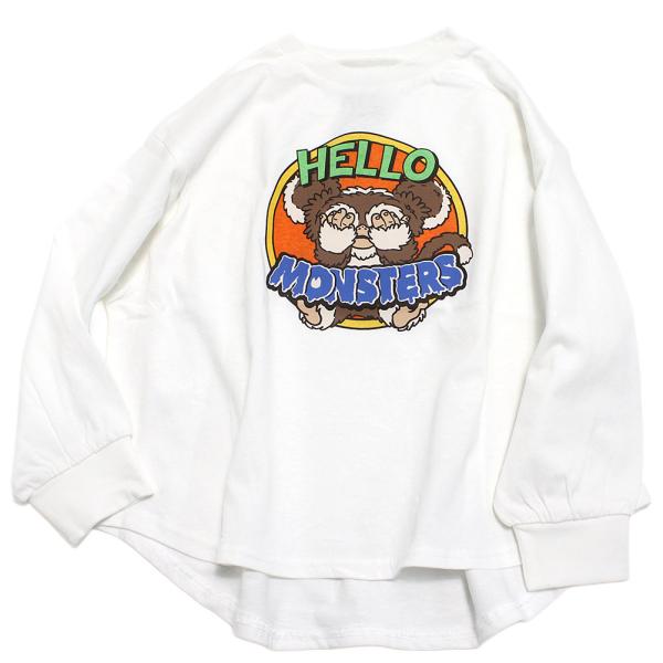 Ocean＆Ground オーシャン＆グラウンド“オーシャン＆グラウンド”のHELLO MONSTERプリントTシャツキャラクタープリントが目を惹く長袖Ｔシャツ。ゆったり着られるラウンドシルエットです。ボディはコットン天竺でロングシーズン着...