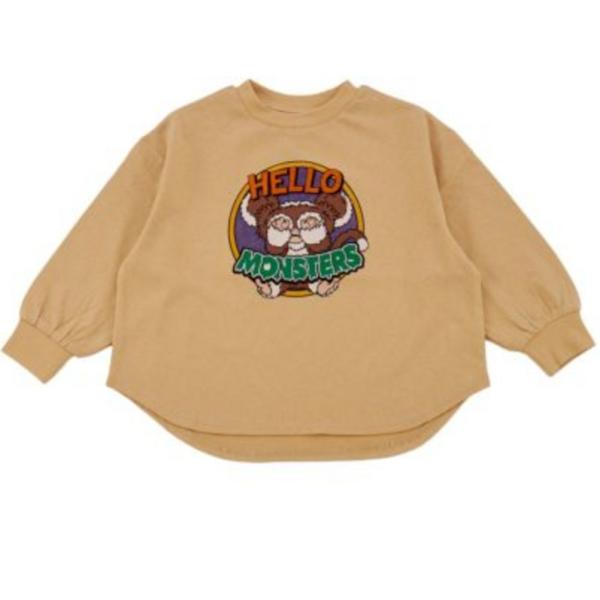 Ocean＆Ground オーシャン＆グラウンド“オーシャン＆グラウンド”のHELLO MONSTERプリントTシャツキャラクタープリントが目を惹く長袖Ｔシャツ。ゆったり着られるラウンドシルエットです。ボディはコットン天竺でロングシーズン着...