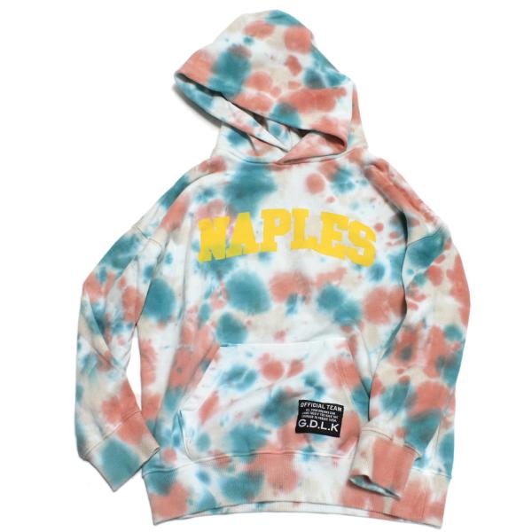 OFFICIAL TEAM オフィシャルチーム“オフィシャルチーム”の裏毛タイダイ染めワイドパーカーインパクトのあるタイダイ柄のフーディ。ボディカラーごとに異なるプリントデザイン。ゆとりのあるワイドシルエット。秋冬のコーディネートのアクセン...