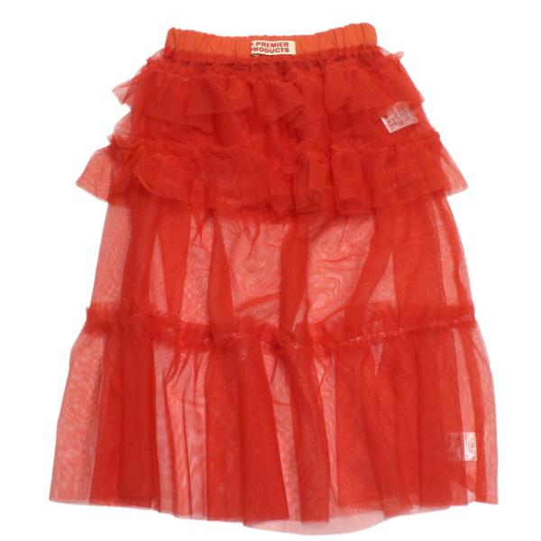 p.premier ピードットプルミエ“ピードットプルミエ”のチュール3WAYオーバーレイヤードスカートショート丈とロング丈がセットになったチュールレイヤードスカート。2枚重ねても、それぞれ単品でも着られる3WAY仕様。どんなアイテムとも好...