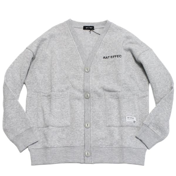RAT EFFECT ラットエフェクト“ラットエフェクト”の裏毛起毛ビッグカーディガン無駄のないシンプルなデザインが魅力。ブランドネームのみを胸元に刺繍したデザイン。フロントはボタンで開閉が可能。ポケット付きで実用性もばっちり。関連キーワー...