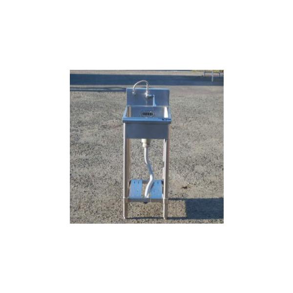 業務用 ステンレス 1槽 シンク W370 D600 H830(+145)mm W37D60H83cm 厨房 槽内寸W326D476深150mm 手洗い 流し     商品は中古品です。    多少の傷汚れあります。    状態画像にて判断...