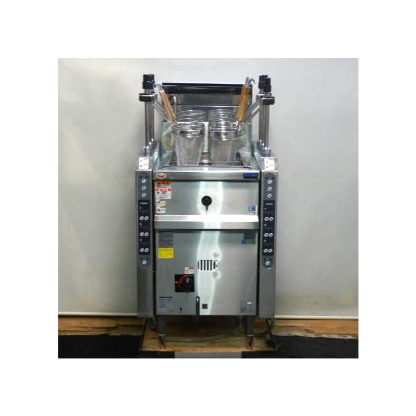 (代引不可)2022年製 マルゼン MRY-CL06 角槽 自動 ゆで麺機 LPガス 6テボ W60D70H85(+34)cm 48L 102kg オートリフト シャッター 付       商品は中古品です。    多少の傷汚れあります。 ...