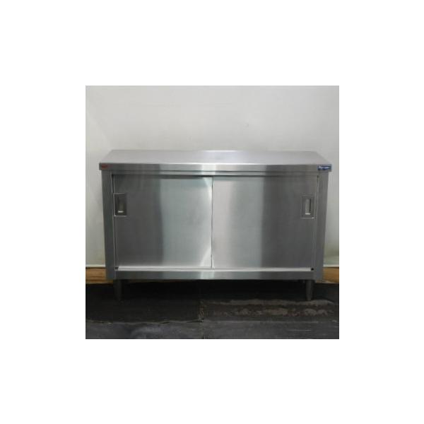 マルゼン 業務用 ステンレス 調理台  W1200 D450 H800mm BH-124N W120 D45H80cm 引違い 扉付 作業台 片面       商品は中古品です。    多少の傷汚れあります。    状態画像にて判断願います...