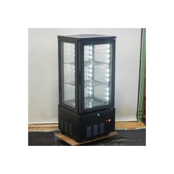 (代引不可)2024年製 JCM RITS-78 LED照明付 卓上 冷蔵ショーケース W434D398H1004mm 74L 4面ガラス 前扉 棚2段 42kg     商品は中古品です。    多少の傷汚れあります。    状態画像にて...