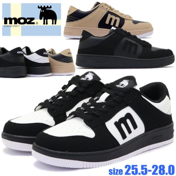■□　MOZのシンプルスニーカー　□■スウェーデンのFarg&amp;Form社が発信するアニマルコンセプト MOZ（モズ)のメンズスニーカー。スエードとスムースのコンビ素材を使ったおしゃれな1足。デニムやチノパンはもちろん、ハーフパンツと...