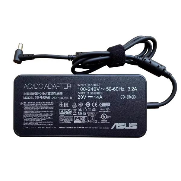 ※商品は簡易包装にて発送します。※ 新品です。※入力電圧：100-240V 50-60Hz※ 出力電圧：20V-14A 280W※コネクタのサイズ： 6.0mm*3.7mm＜対応機種＞ASUS ROG Zephyrus Duo 15 SE ...