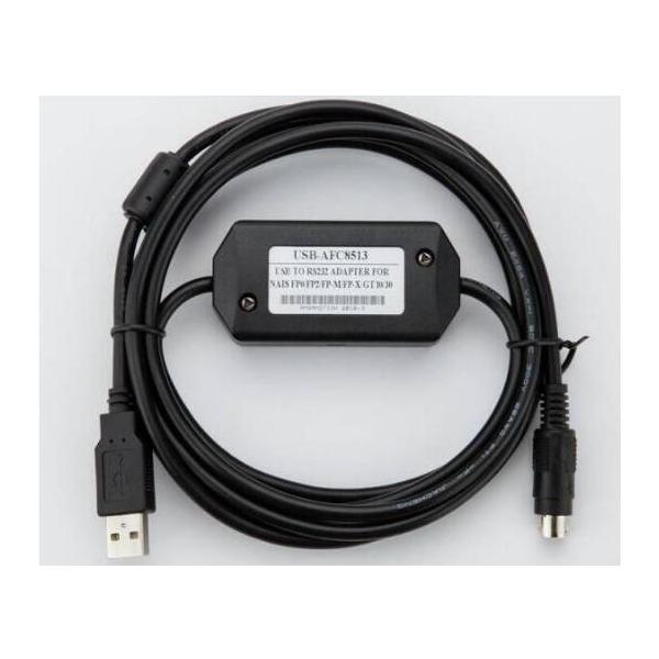 松下USB-AFC8513 FP0/FP2/FP-M PLC ケーブル シーケンサー黒