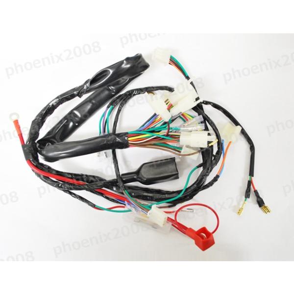 No-3929■弊社オリジナルメインハーネス■3センチロングフレーム対応可能■配線参考図 付属■12V用ですが、配線に関して電気の知識があり、加工ができれば6Vでも使用可能です。＜補償について＞・本商品は、専門知識・施工経験が必要な商品とな...