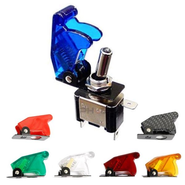 No-5984 ■商品内容：ミサイルスイッチ■カラー：画像をご確認ください。■サイズ：画像をご確認ください。■仕様：DC12V車専用 許容電流：MAX20A迄■適合：車やバイクの汎用■説明：定番の「ミサイルスイッチ」。見た目がとってもスタイ...