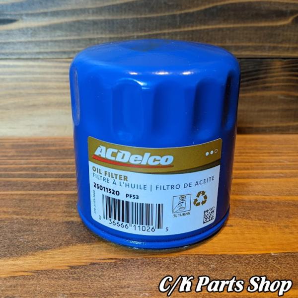 ACDelcoのエンジンオイルフィルターPF53です。◆代表適合車種07-11年 JKラングラー ラングラーアンリミテッド 3.8Lその他、チェロキー、PTクルーザー、ボイジャー、グランドボイジャー、ダコタ、FORDエスケープ、エクスプロー...