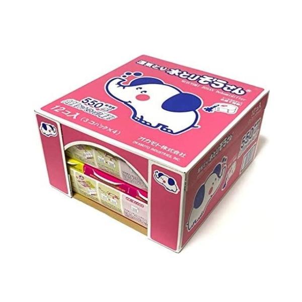 大容量550mLでたっぷり吸湿。なのにコンパクト！ シールをはがして水捨て簡単！ 簡単！紙フタ装着  内容量：550mlx12個（12個入りx1ケース） 原材料・成分：粒状塩化カルシウム  日本製 タンクタイプ 気になる湿気を強力吸湿 水捨...