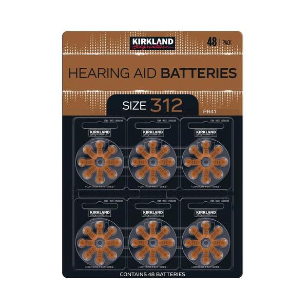 商品の特徴48粒入り (8粒 x 6シート)1.45 Volt無水銀空気亜鉛電池原産国：ドイツ商品の詳細カークランドシグネチャーの補聴器用空気電池です。48粒入り (8粒 x 6シート)補聴器用電池の寿命に影響を及ぼす要因・騒音環境騒がしい...