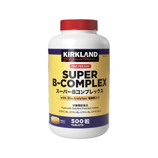 商品の特徴１日目安量：１粒５００粒入りの大容量栄養機能食品（ビタミンB1、ビタミンB2、ビタミンB6、ビタミンB12）として、栄養素の機能を表示しています商品の詳細カークランドシグネチャー ビタミンＢコンプレックスは、1日1粒で手軽にビタミ...