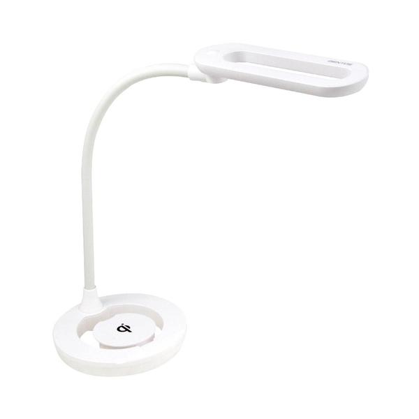 商品の詳細眼に優しいデスクライトがついに登場！通常の白色LEDと比較し、ブルーライト30％カット※当社比！また、Ra95の高演色LEDを採用し、色味を見るのに最適な太陽光に近い自然な光を採用。Qi充電機能搭載、かつ可動式Qiスタンドのため、...