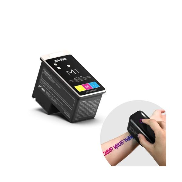 商品の特徴Prinker M（テンポラリータトゥー）の交換用カートリッジ化粧品成分から作られたインクを使用しており安心最大1,000回プリント可能商品の詳細気軽に試せるテンポラリータトゥー用のインクです。約2〜3日持ち、石鹸で簡単に落とせる...