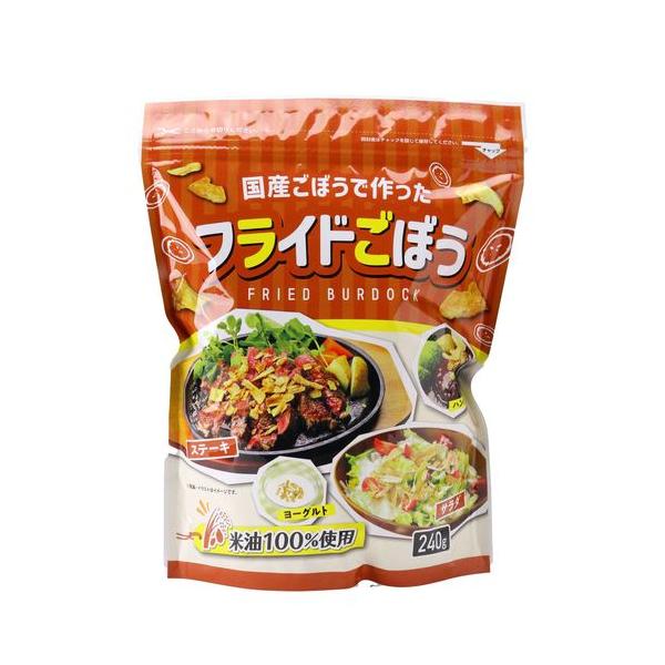 商品の特徴ササッとごぼうをお手軽に！カリカリ食感でクセになる美味しさ！サラダ・麺類・スープ類・肉料理・カレーのトッピングに！朝昼晩・和風洋風どんなお料理にも大活躍！ごはん・パン・ヨーグルトにも内容量240ｇ商品の詳細国産のごぼうを使い、ごぼ...