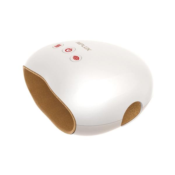 商品の詳細加圧と温熱でとろけるハンドケアを。3段階の温熱×加圧×モードでハンドケアできる商品。18層のエアバックで指1本1本を包み込みケアします。ハンドクリームを塗った後、ビニール袋を装着し使用することで、手荒れや乾燥を集中ケアすることがで...