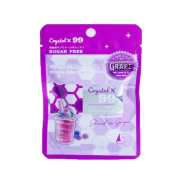 商品の特徴原材料の99%がキシリトール砂糖不使用原材料は３つだけ商品の詳細Crystalx99は、砂糖を使用せず、キシリトールを特殊な製法で結晶化させた新しいキャンディです。ひと粒ひと粒かたちの違うクリスタルのような形は見ていても楽しくて、...