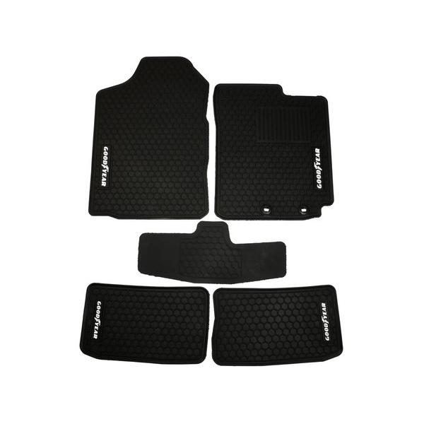 世界的タイヤブランド「GOODYEAR（グッドイヤー）」のロゴ入り、トヨタ 160系プロボックス・サクシード（ガソリン車用）専用オールウェザーラバーフロアマットです。160系プロボックス・サクシード専用設計により、足元にぴったりフィット。裏...