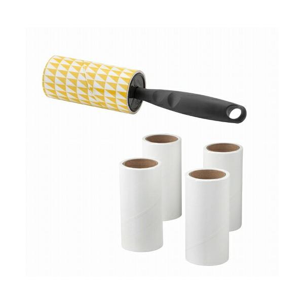 ★★お得な本体と、粘着ロール4本のセットです★★【セット内容】粘着ローラー本体 グレー：70425627シート数: 40 ピース長さ: 22 cm全長: 7.5 m粘着ローラー 取り替え用テープ：70147758長さ: 11 mパッケージ個...