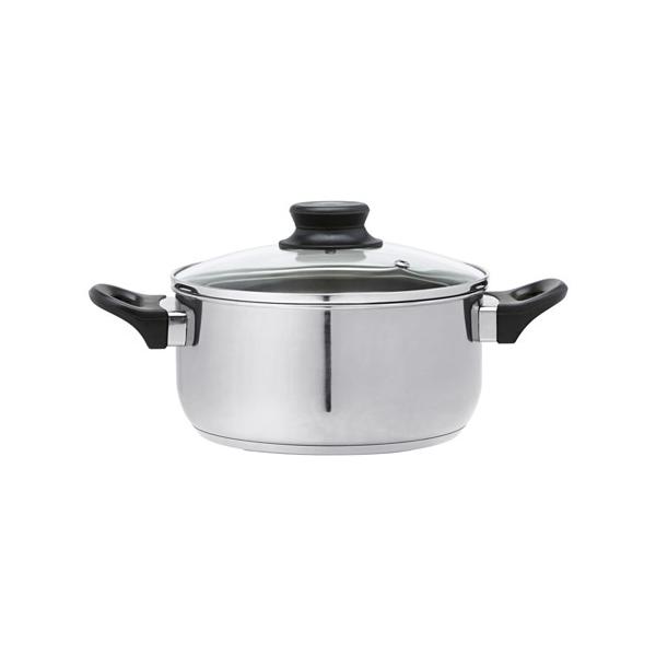 直径: 21 cm高さ: 10 cm容量: 2.8 l- 調理中でも鍋の中のようすが見えるガラス製のふた- IHコンロを含む、あらゆるタイプのコンロで使えます- ステンレススチール製。耐久性に優れ、お手入れも簡単です- 鍋底はアルミニウムの...