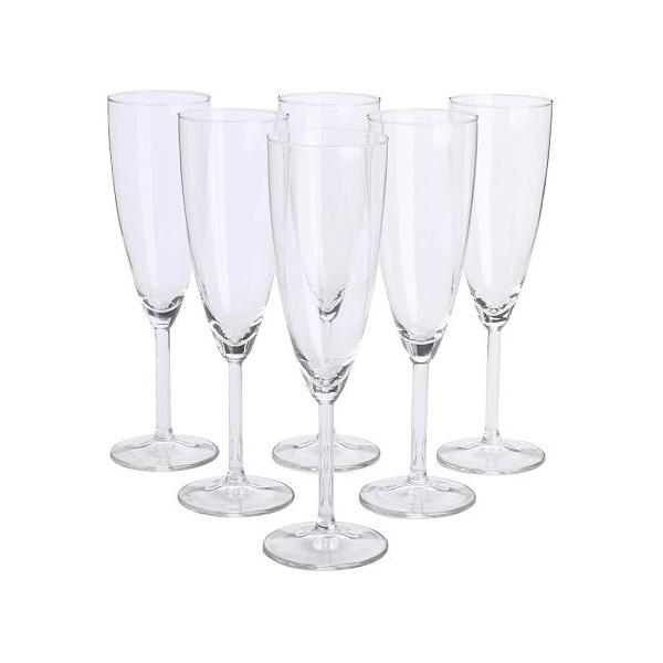 商品サイズ高さ:22cm容量:210mlパッケージ個数:6 ピースセットガラス背の高い細身のフルートグラスは泡が長持ちし、シャンパンやスパークリングワインの味をじっくりと楽しめます食器洗い乾燥機で洗えます初めてご使用になる前に、本製品を洗っ...